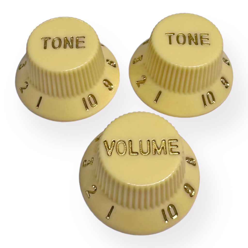 AxLabs Strat-Style Knob Set (3) | AxLabs