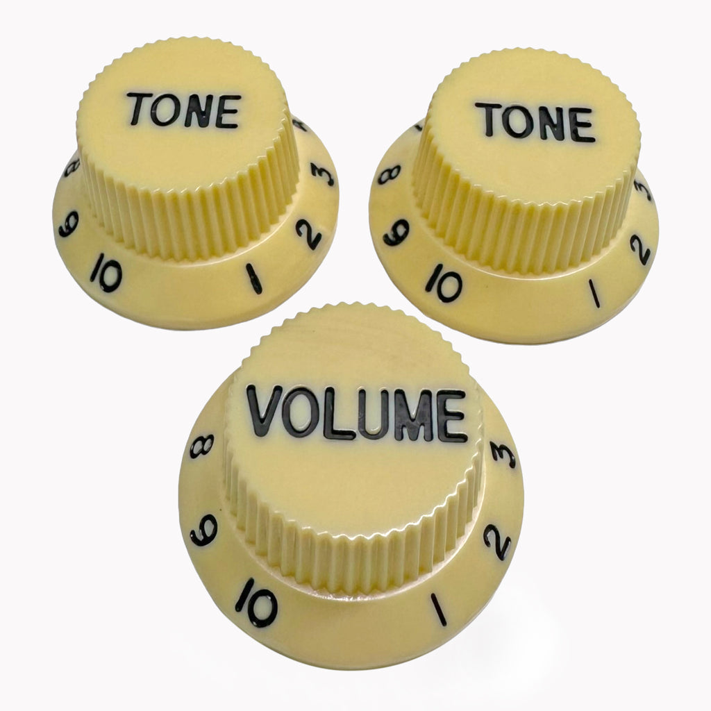 AxLabs Strat-Style Knob Set (3) | AxLabs